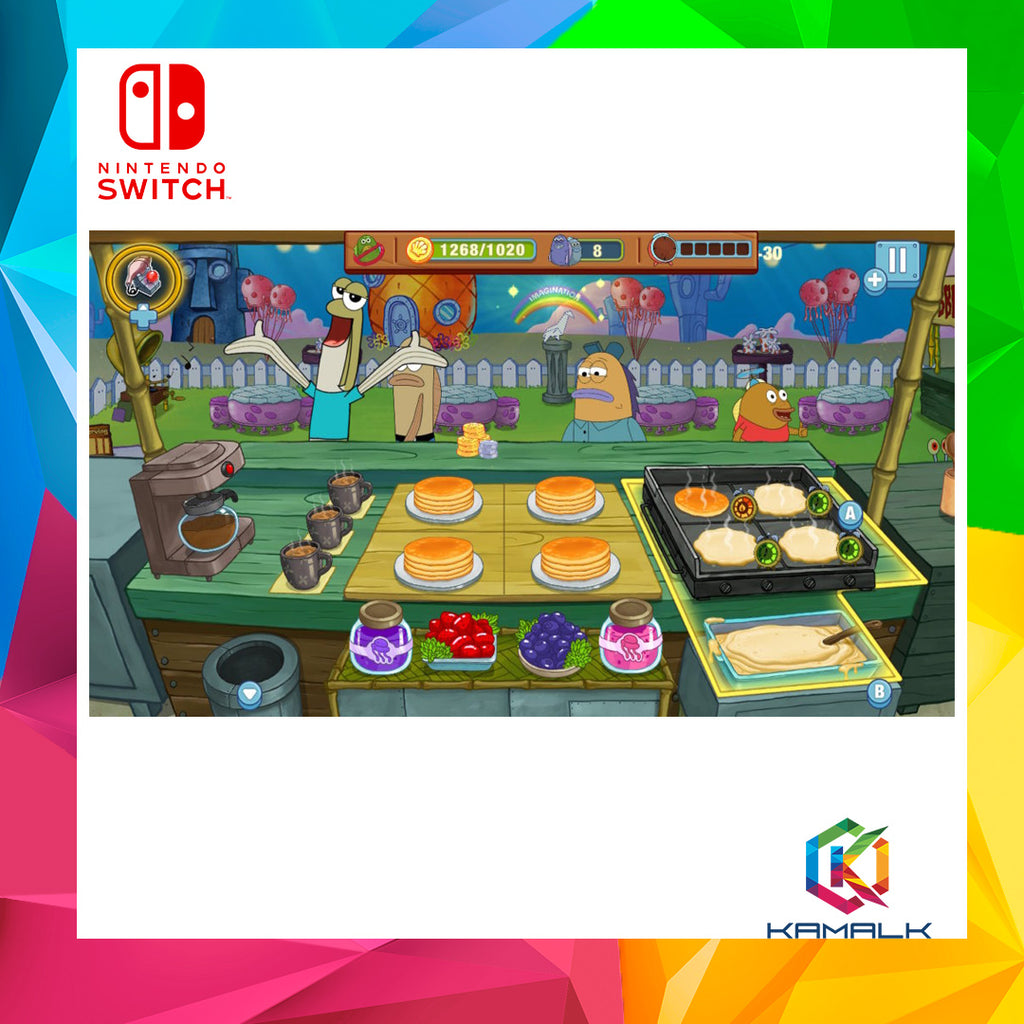 Nintendo Switch SpongeBob SquarePants: Krusty Cook Off – Kamalk Online ...